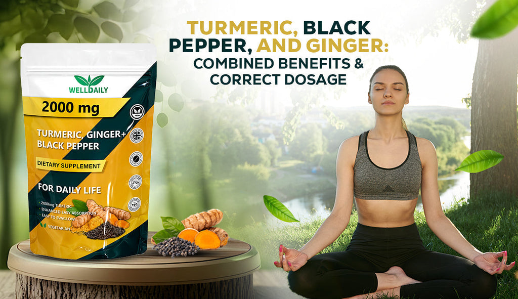 Turmeric, Black Pepper, and Ginger - Combined Benefits & Correct Dosag ...