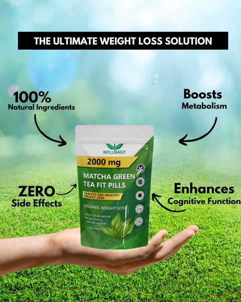 Matcha Green Tea tablets relieve stress and bring calmness – WELL DAILY